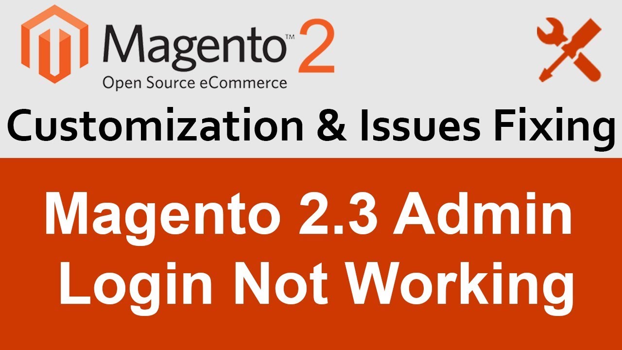 Magento 2 Admin Login Not Working Magento 2 Admin Login Issues Youtube