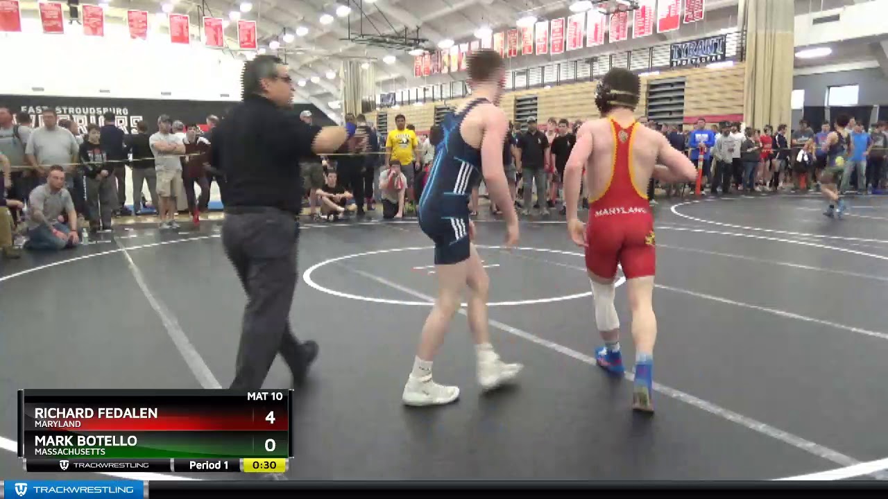 16U 120 Richard Fedalen Maryland Vs Mark Botello Massachusetts - YouTube