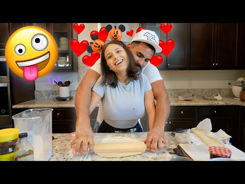 I KEPT GETTING BEHIND HER WHILE BAKING VIRAL HALLOWEEN TREATS! *GONE RIGHT* 👻💕