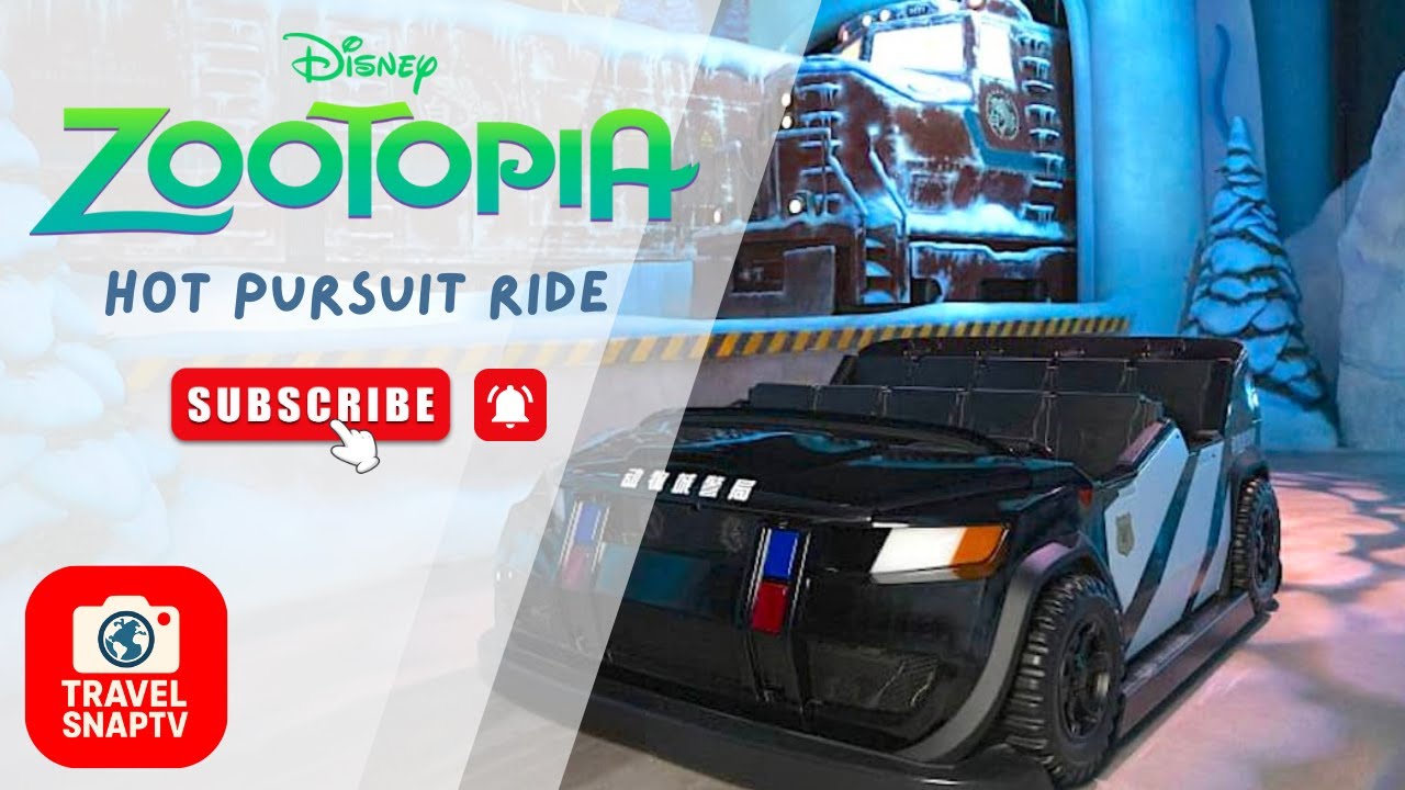 Full Zootopia: Hot Pursuit Ride & Queue Tour | Shanghai Disneyland 2025 ...
