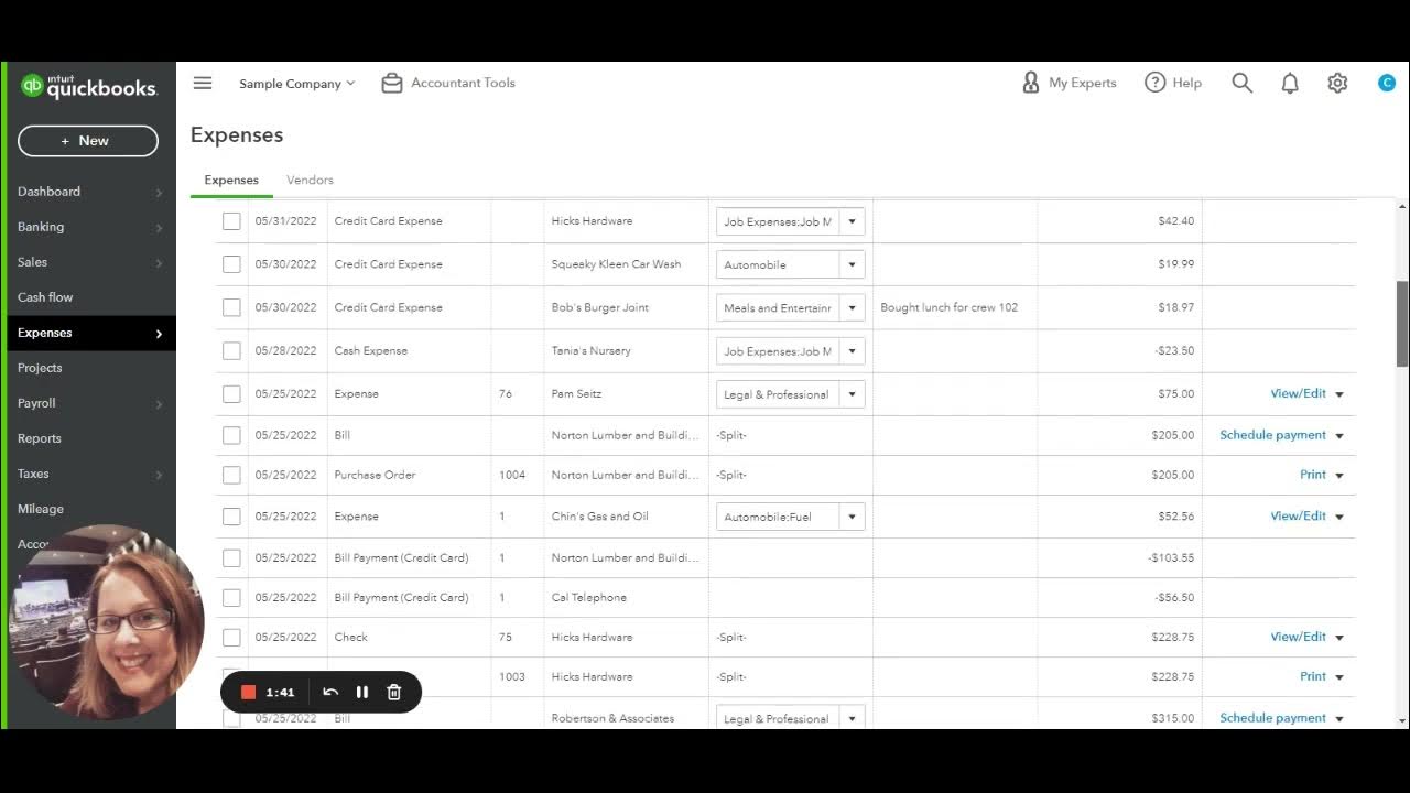 Entering and Paying Multiple Bills to a Vendor in QuickBooks Online ...