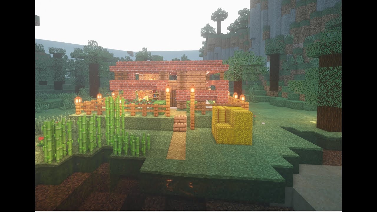 Simple bricks house / Casa sencilla con ladrillos |MINECRAFT| - YouTube