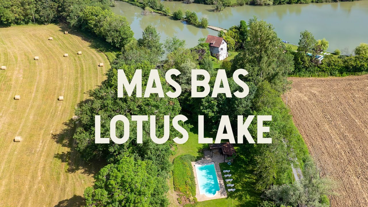 Mas Bas Lotus Lake - Carp Fishing with Accommodation & Pool - YouTube