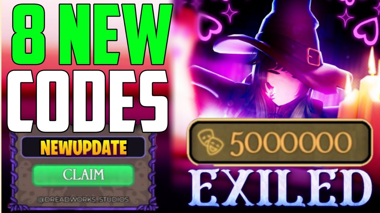 UPDATE NEW ⚡ CODES *NEW* EXILED ROBLOX CODES 2025 | EXILED CODES 2025 ...