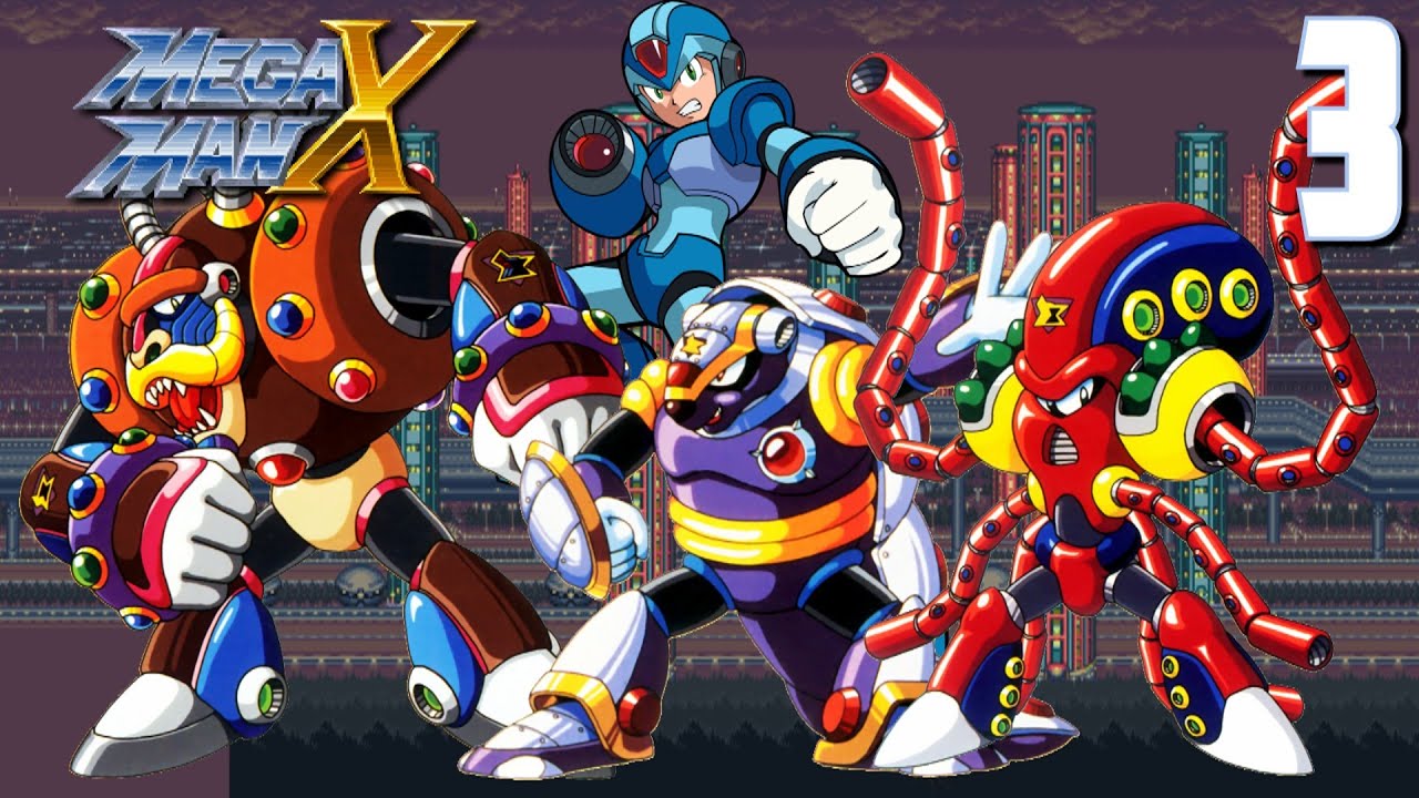 Mega Man X (SNES) - 03 - Electric Shields Being Launched - YouTube