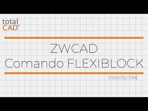 ZWCAD | Comando | FLEXIBLOCK ‐ Visibility Set - YouTube