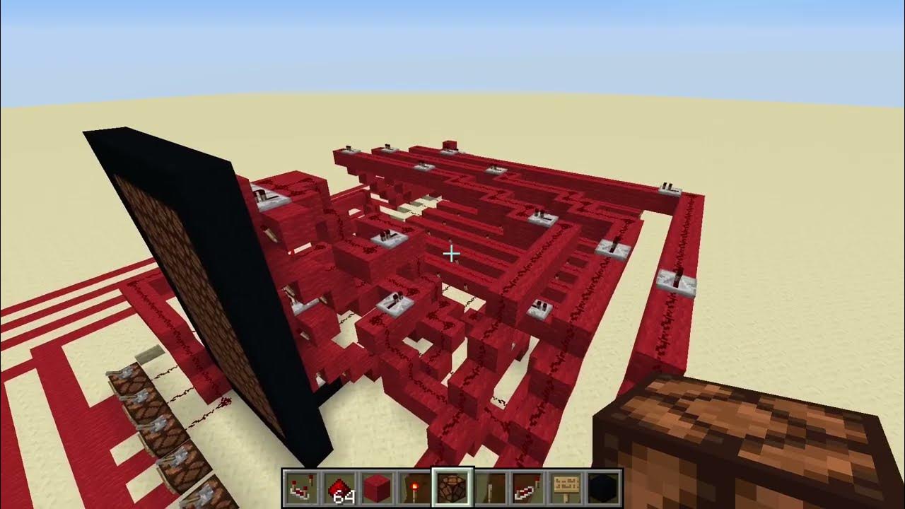 Redstone 7 segment Display - YouTube