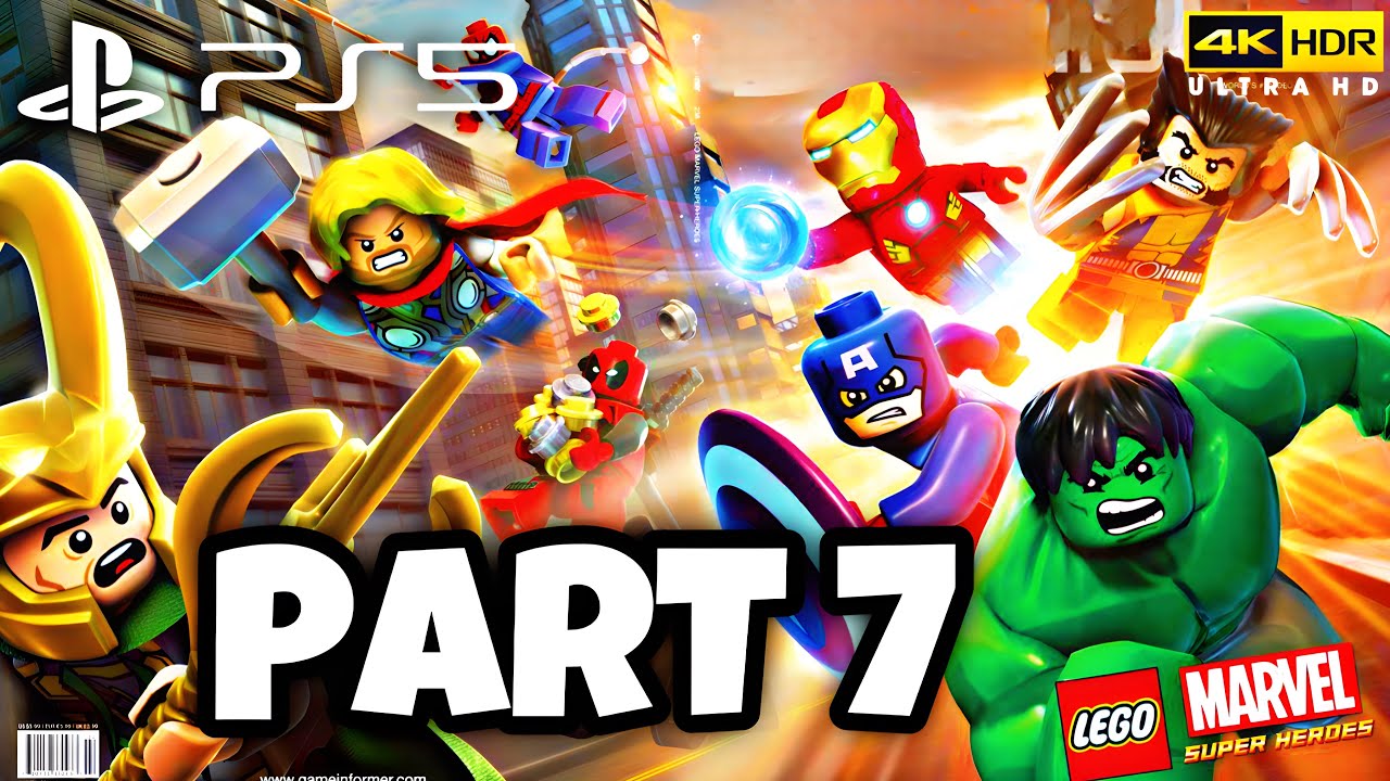 LEGO MARVEL SUPER HEROES PS5 Gameplay Walkthrough Part 7 FULL GAME [4K ...