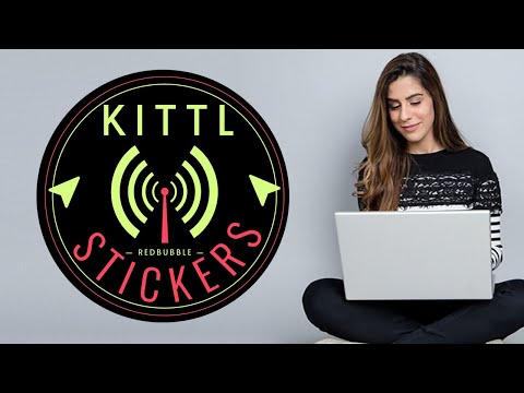Use KITTL To Create STICKERS on REDBUBBLE - YouTube
