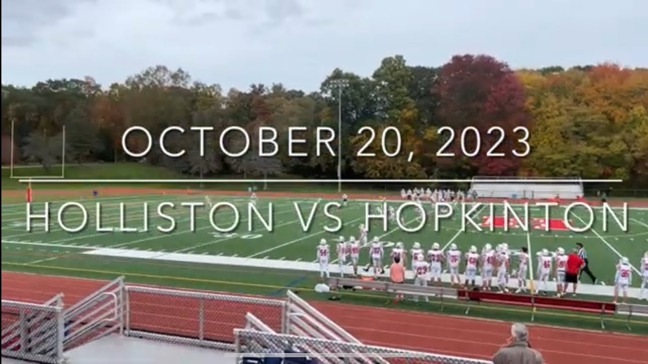 Holliston vs Hopkinton Freshman Football - YouTube