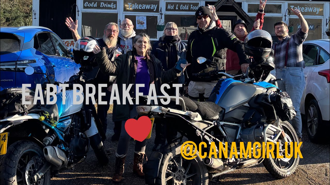 Breakfast with the East Anglian Bikers & Trikers - YouTube