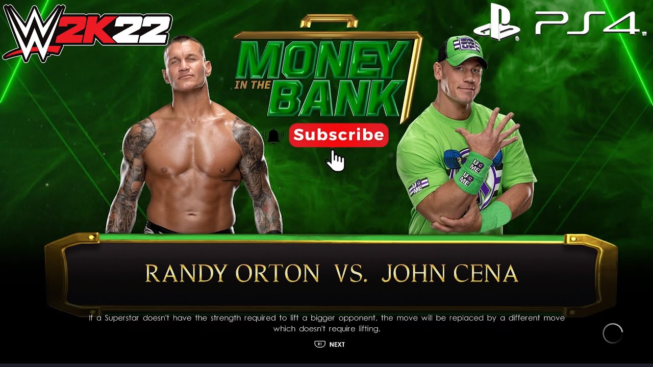 WWE 2K22 (PS4) Randy Orton Vs John Cena (Good Match) - YouTube