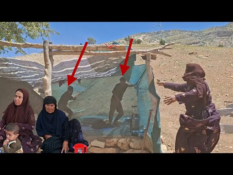 😱🥺Surviving a Nightmare Day: Mountain Storm Damage, Sick Little Daughter, Missing Sheep🗻 🌪🌪