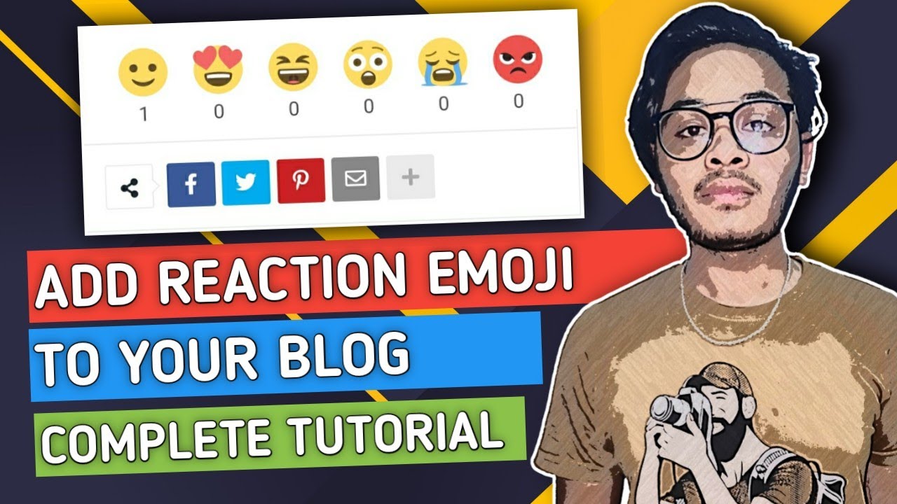 How To Add Reaction Emoji to your Blog - Complete Tutorial - YouTube
