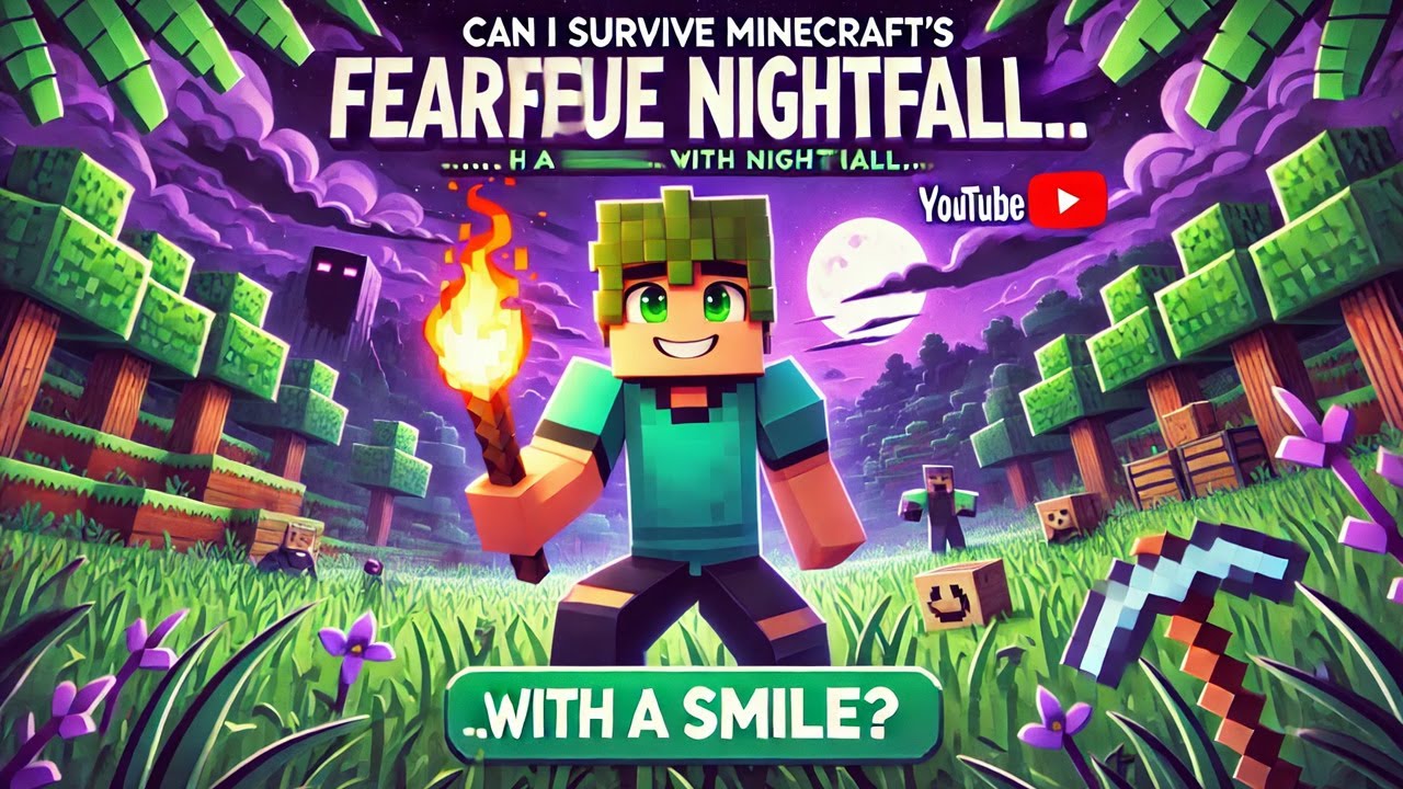 Can I Survive Minecraft's Fearsome Nightfall... with a Smile? # ...
