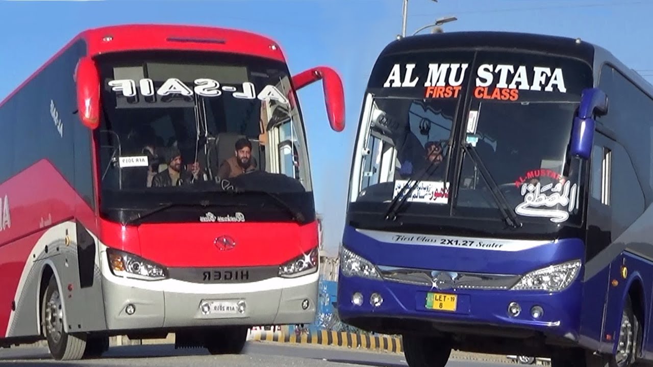 Bus Compilation 2020 | Part-2 | Pakistani Buses | Quetta Buses | Higer ...