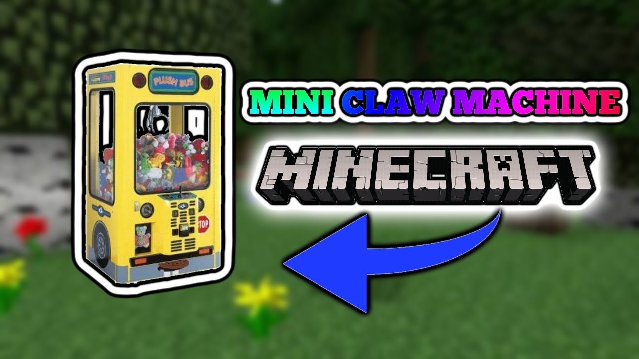 Minecraft PE: How to make a Mini Claw Machine - YouTube