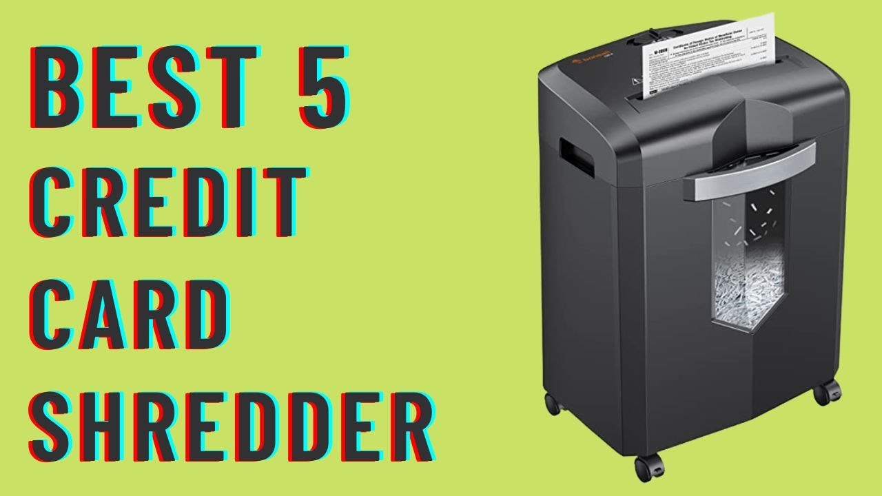 Best Credit Card Shredder 2022? Top 5 Credit Card Shredder review ...