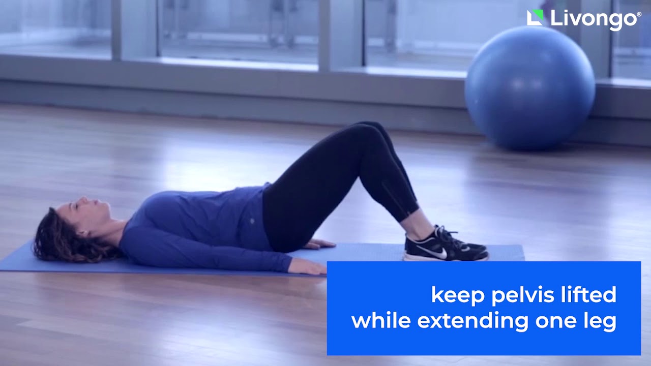 Bridge with Leg Extension - YouTube