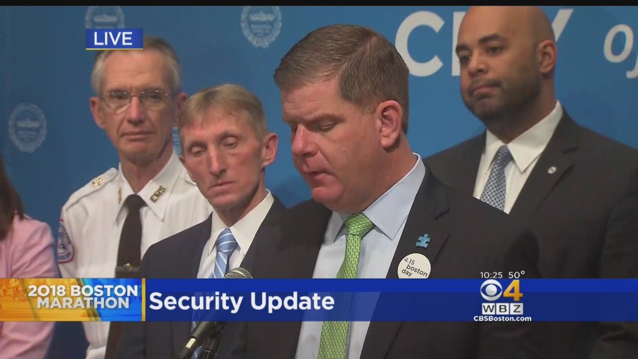 No Drones, Lots Of Checkpoints Planned For Boston Marathon - YouTube