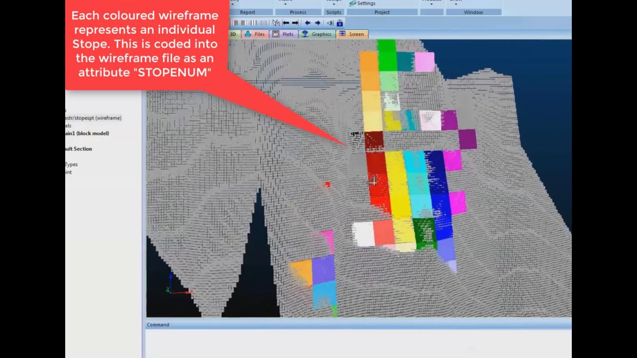 Datamine Studio - Coding a block model using a Wireframe - YouTube