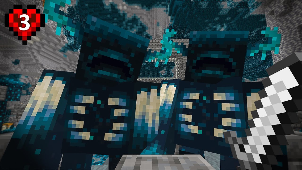 I Tried Fighting 2 WARDEN Together in Minecraft Hardcore - YouTube