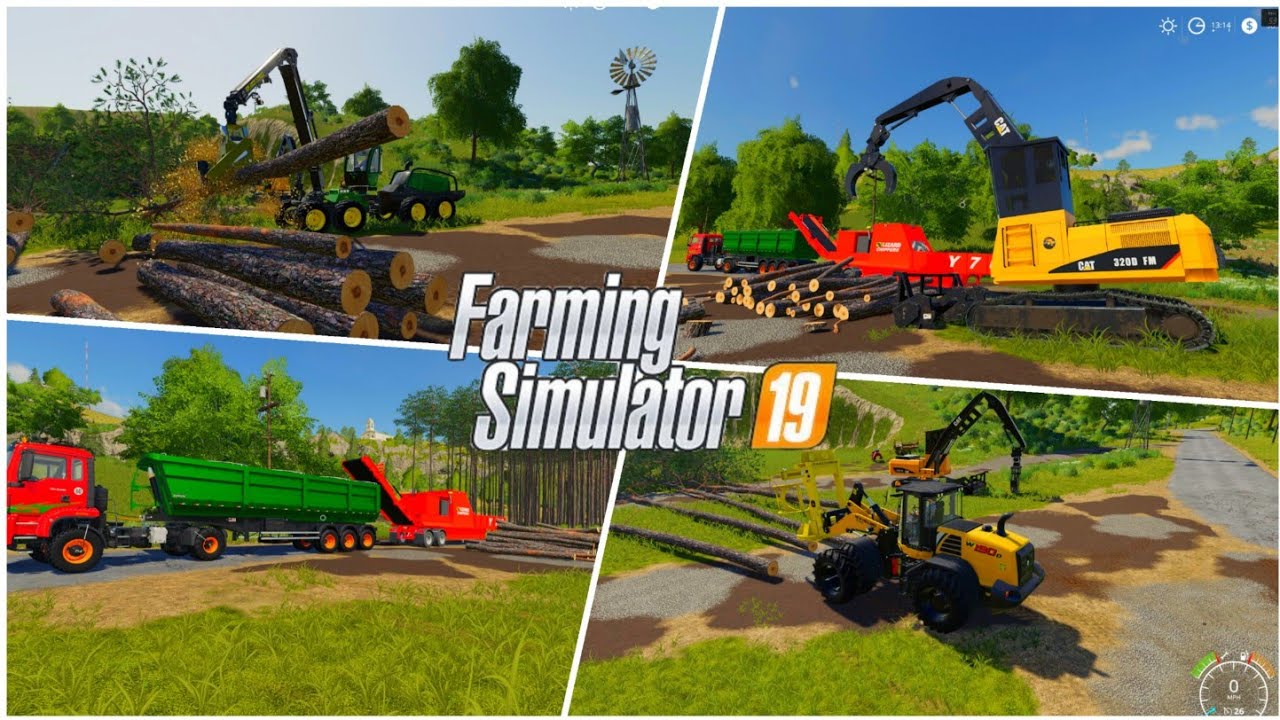Forest industry and Ravenport - New chipper Machine working - Fs19 ...