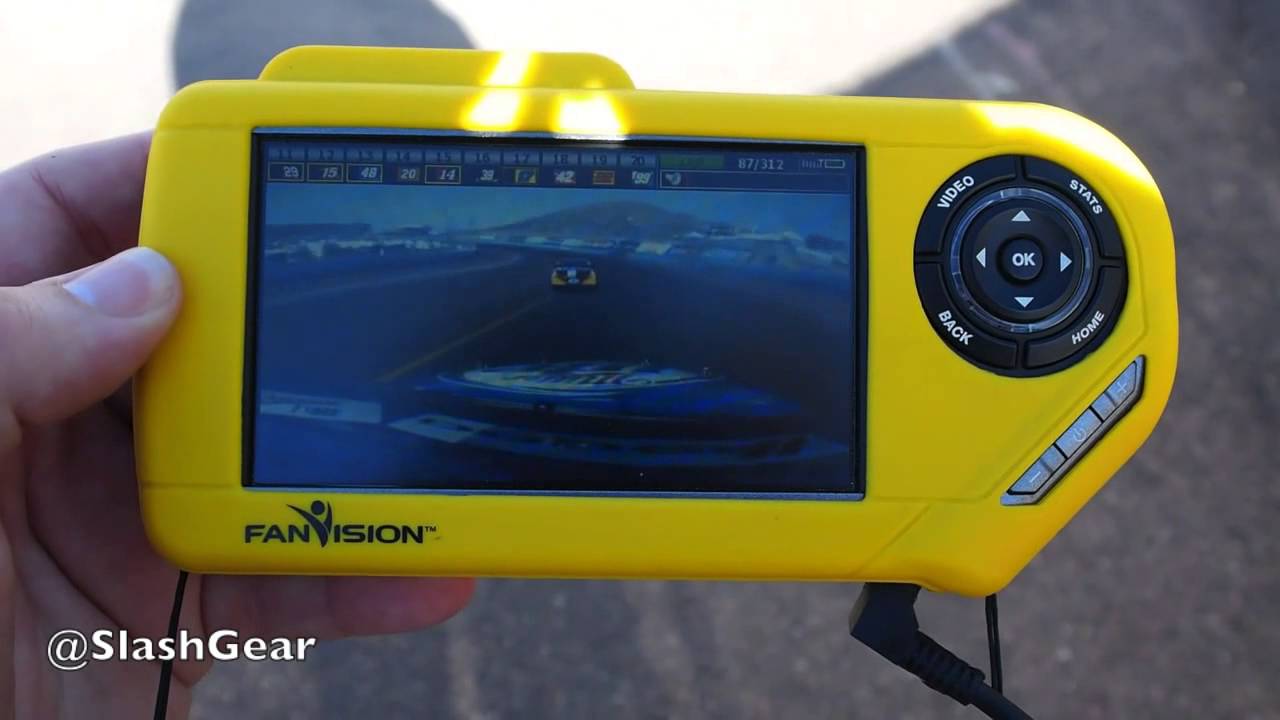NASCAR FanVision Controller Live hands on - YouTube
