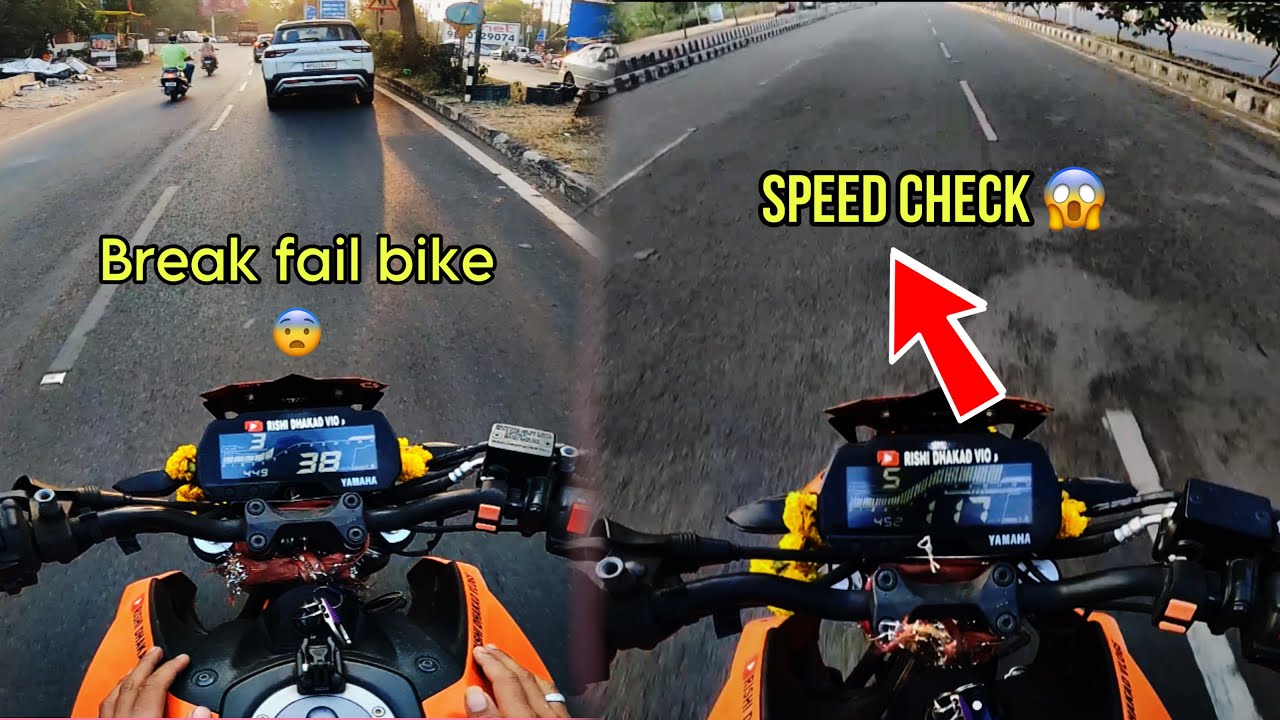 Brake fail bike 😧 accident…. - YouTube