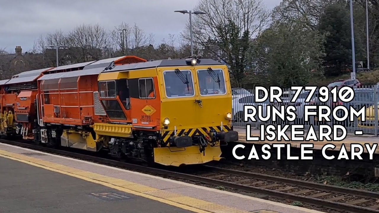 Colas Rail Tamper DR 77910 Runs From Liskeard To Castle Cary Up Sidings ...