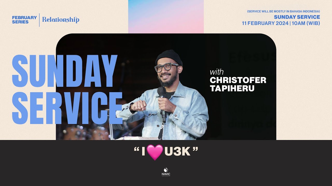 NWIC Sunday Service | 10am | February 11th, 2024 – "I U3K" – Ps ...