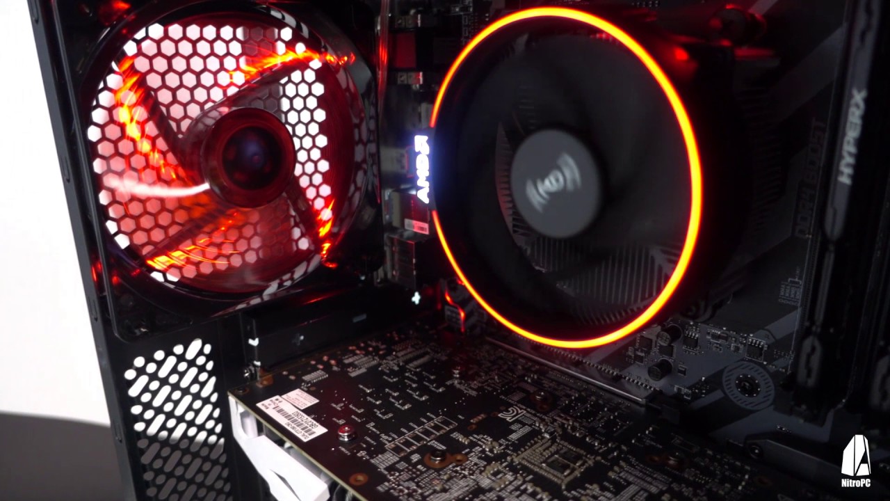 Frontal e interior del PC Gamer GX Ryzen - NitroPC - Mejores PCs Gaming ...