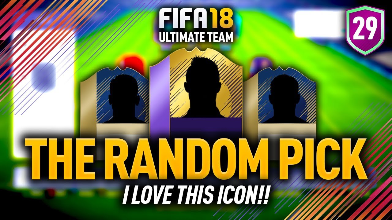 I LOVE THIS ICON!! THE RANDOM PICK #29 FIFA 18 ULTIMATE TEAM - YouTube