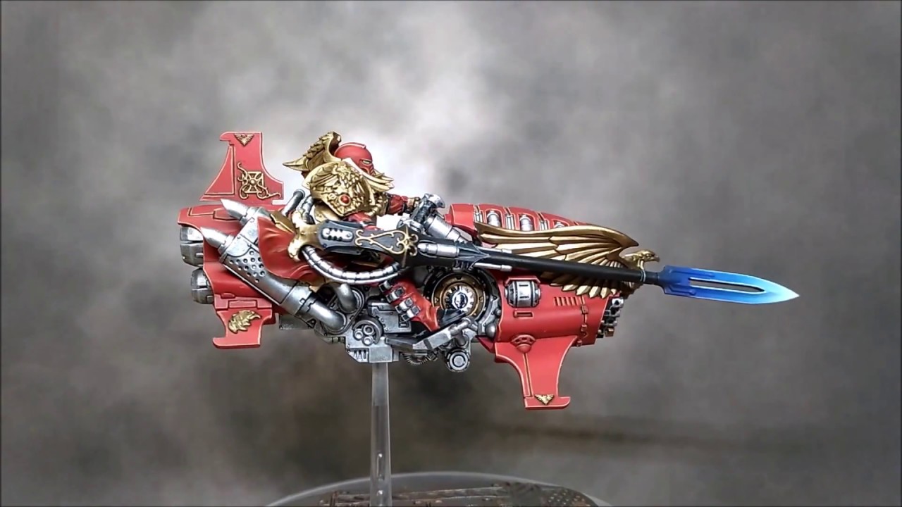 Blood Ravens Shield Captain on Dawneagle Jetbike - YouTube