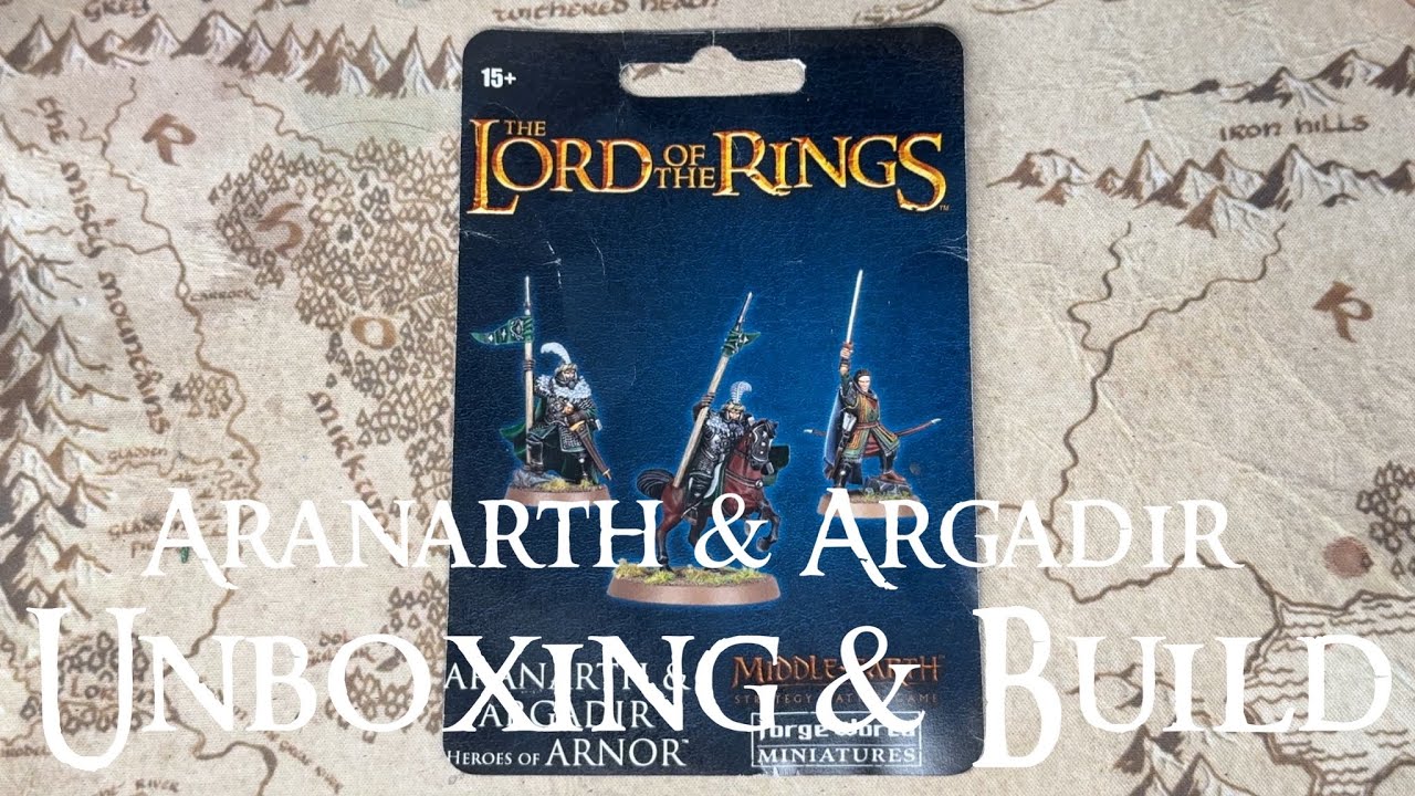 Aranarth & Argadir Unboxing & Review! Middle-Earth SBG Unboxing! - YouTube