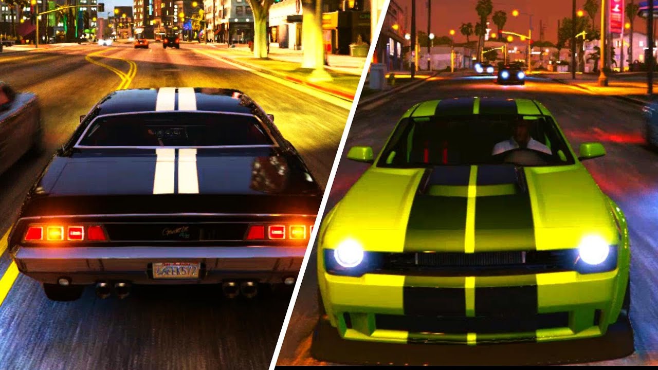 GTA V - Remake Graphics Mods Gameplay - YouTube