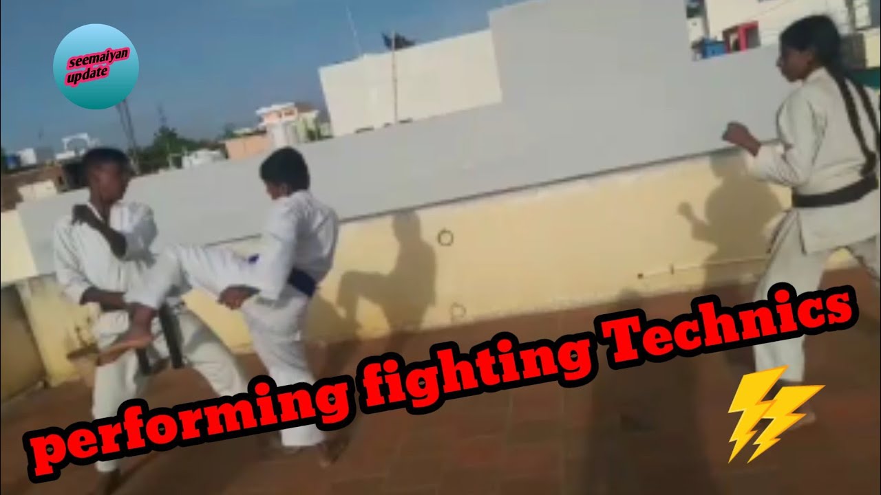 Doing easy fighting skills - YouTube