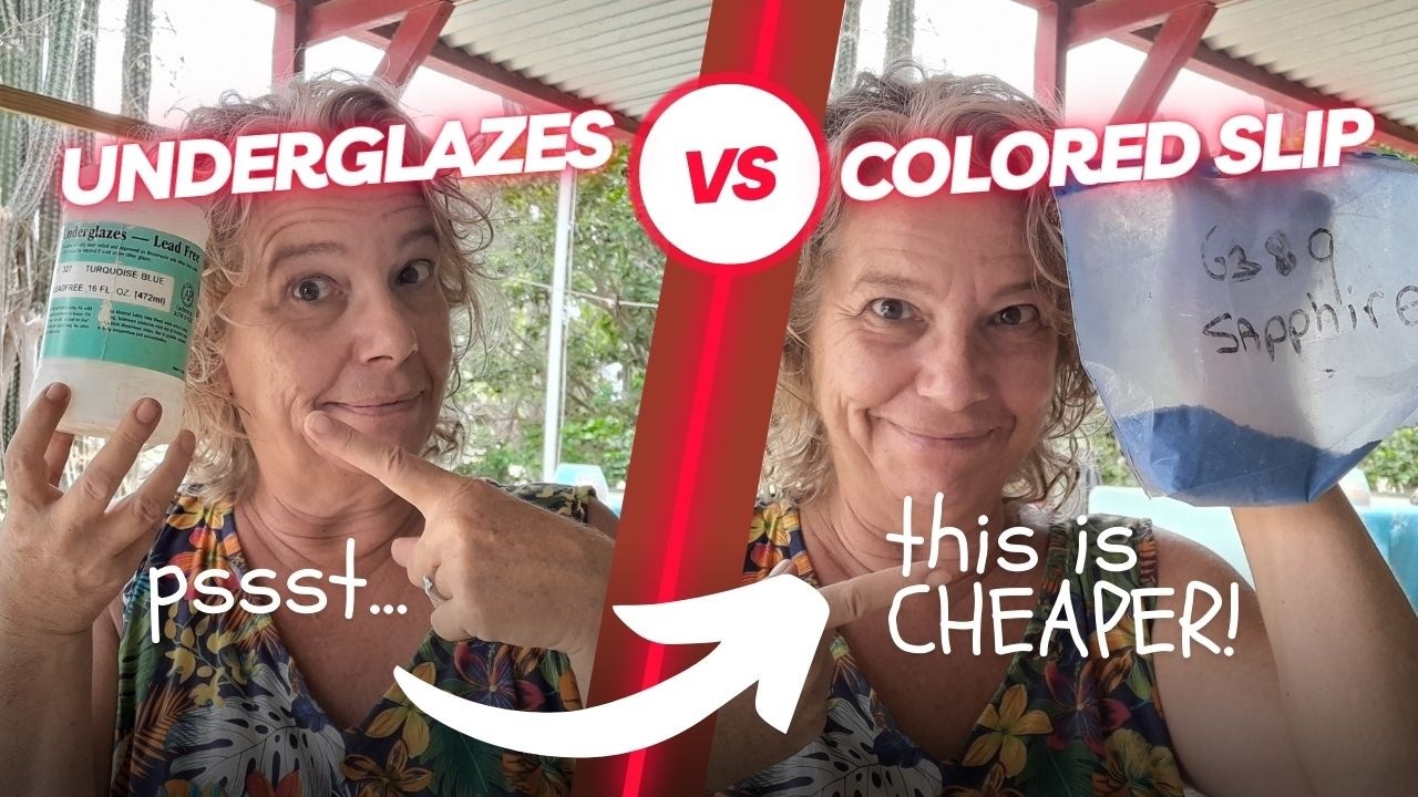 Underglaze VS Making colored slips with stain? FREE pdf with 44 recipes ...