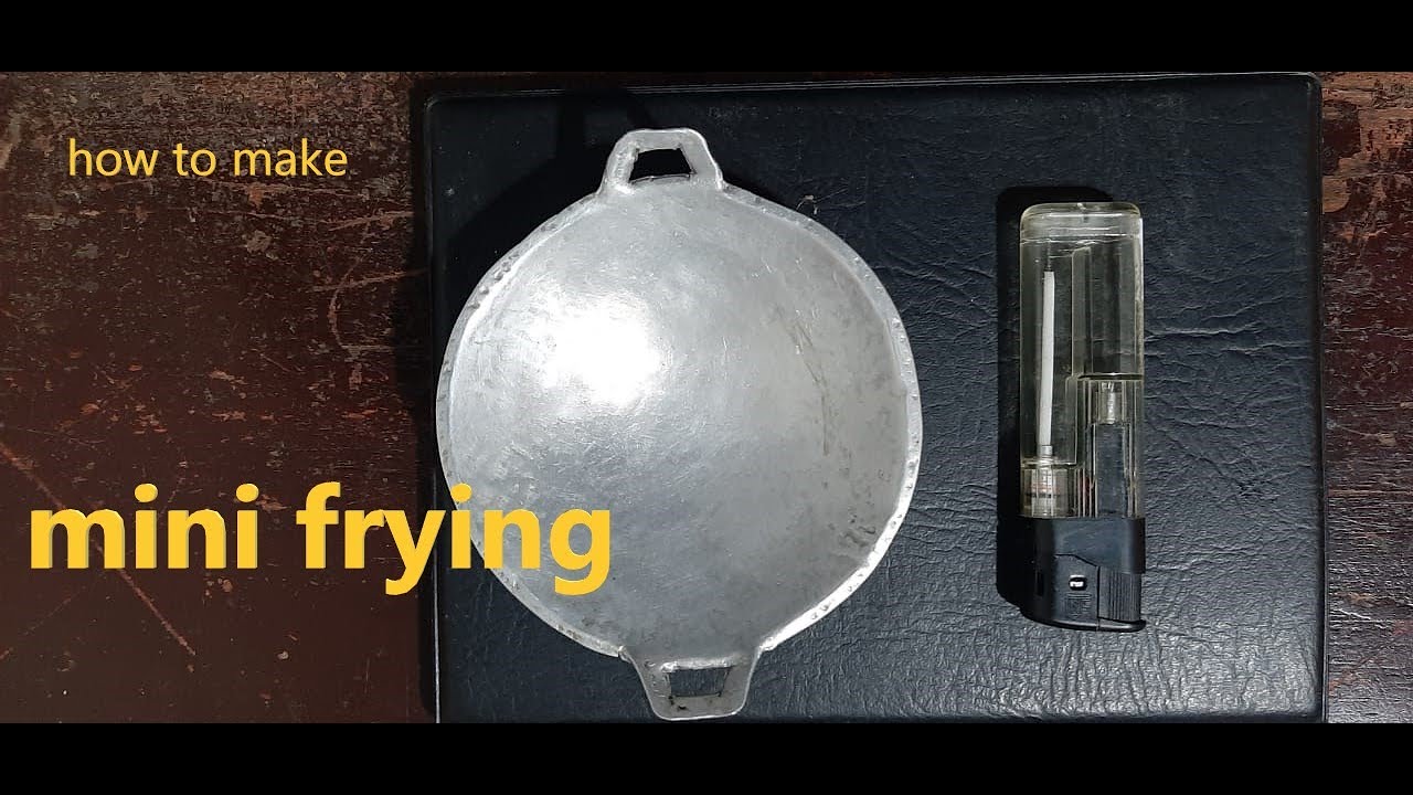 cara membuat wajan mini sederhana l how to make a mini frying pan ...