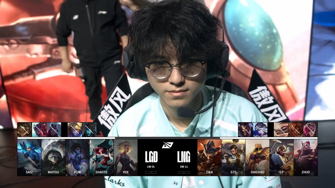 【2025LPL第二賽段】組內賽 LGD vs LNG #1 - YouTube