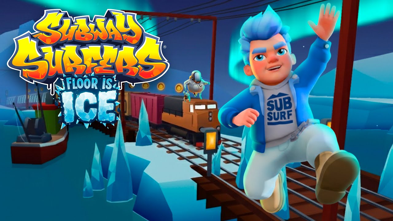 Subway Surfers : FLOOR IS ICE Challenge in Iceland 2024 - YouTube