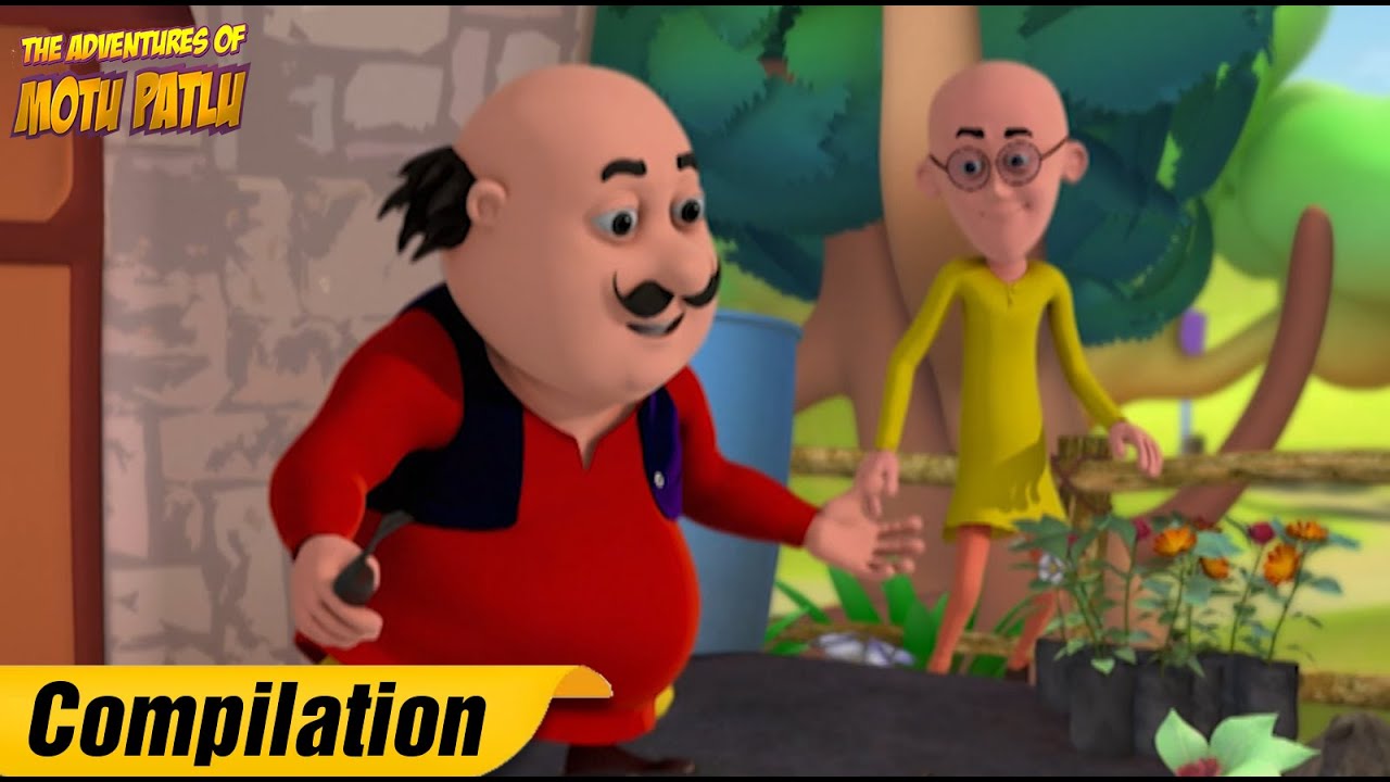 Save Trees | New Compilation | 255 | Hindi Cartoon | Motu Patlu | S01 ...