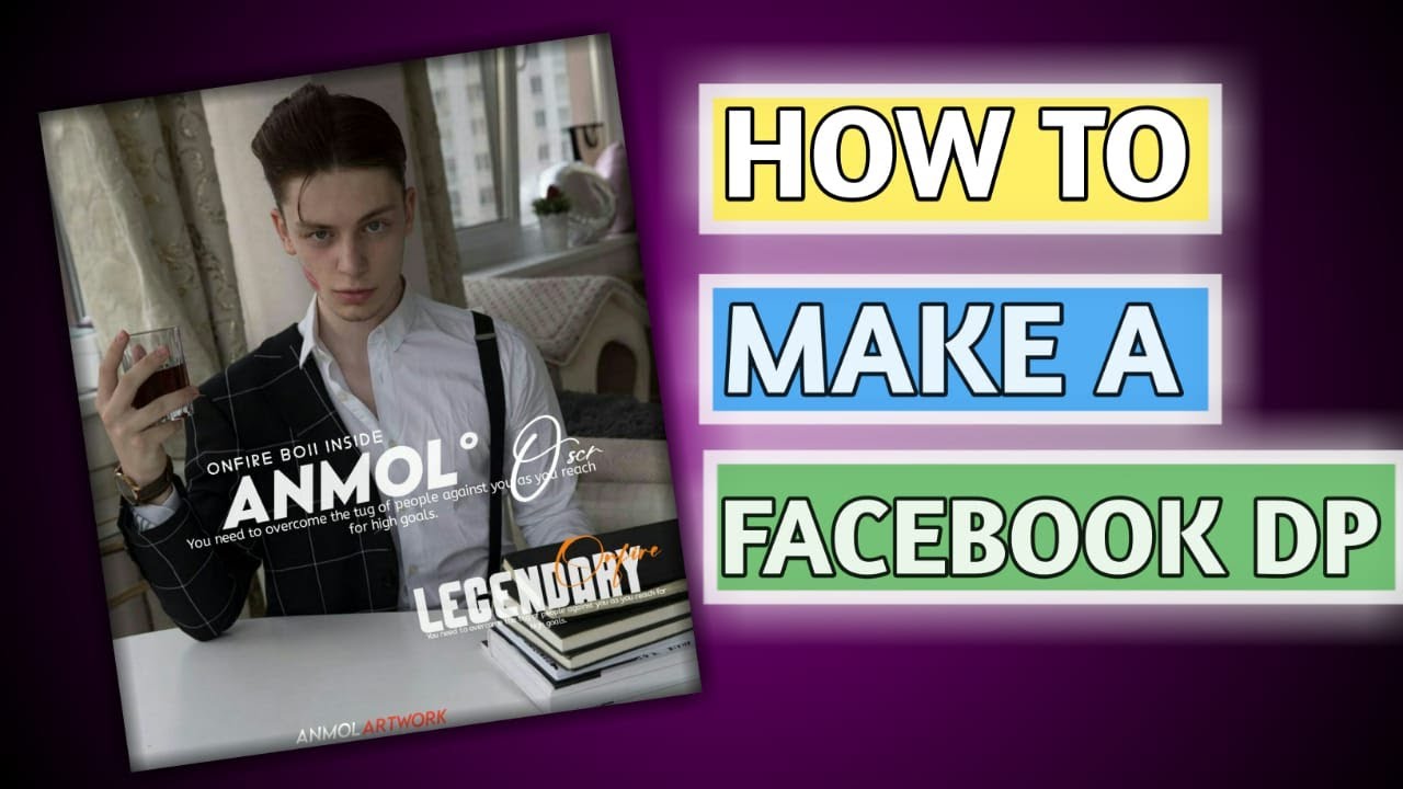 How to make a facebook dp | Facebook DP Easy Tutorial!" - YouTube