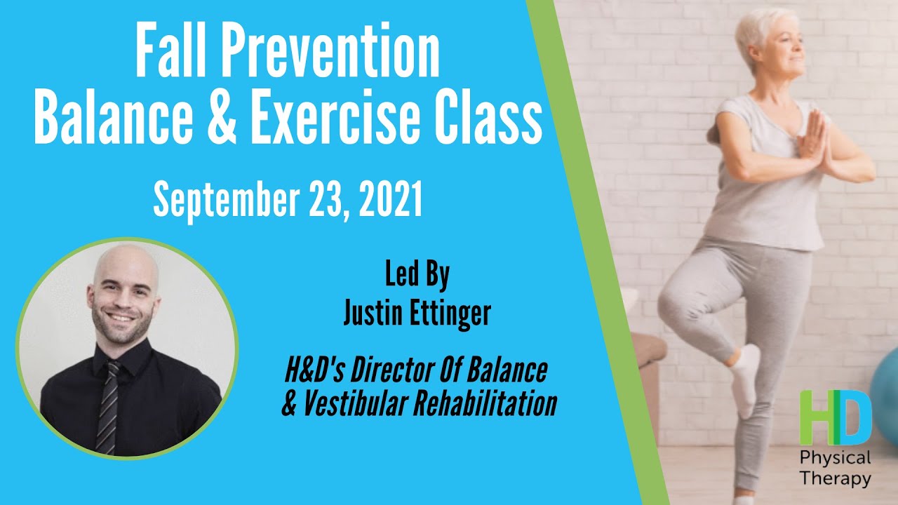 Fall Prevention Week: Balance & Exercise Class - YouTube