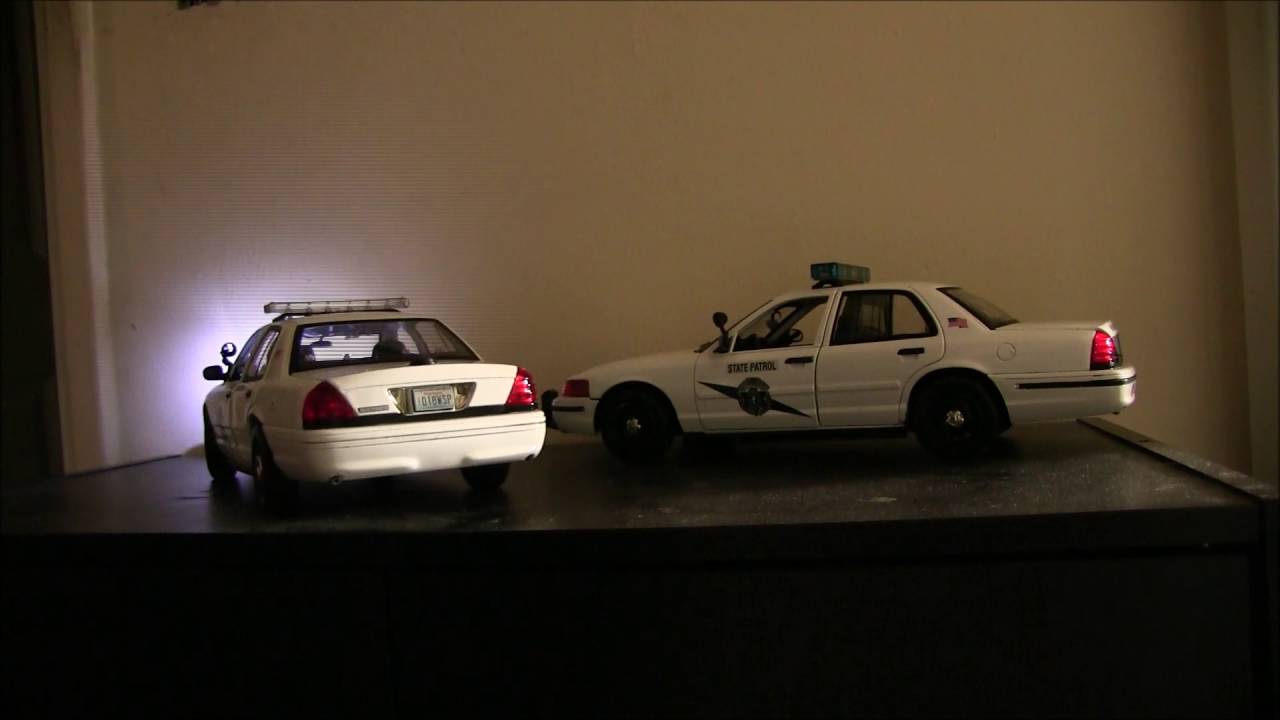 1/18 Scale Motormax Washington State Patrol CVPI with Lights and Siren ...
