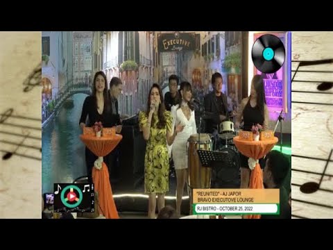 REUNITED (Peaches & Herb Cover) | AJ Japor | Bravo Executive Lounge (10/25/2022) - YouTube