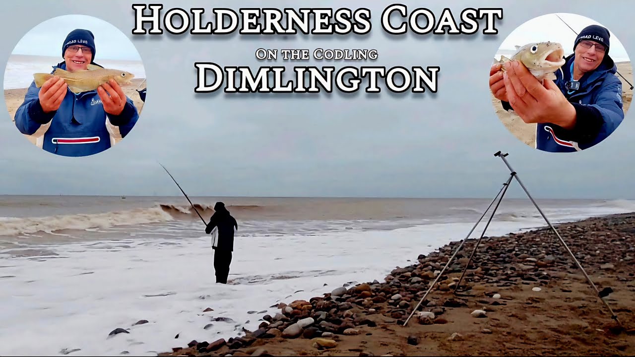Beach Fishing UK 2024 | Fishing for Cod at Dimlington Beach - YouTube