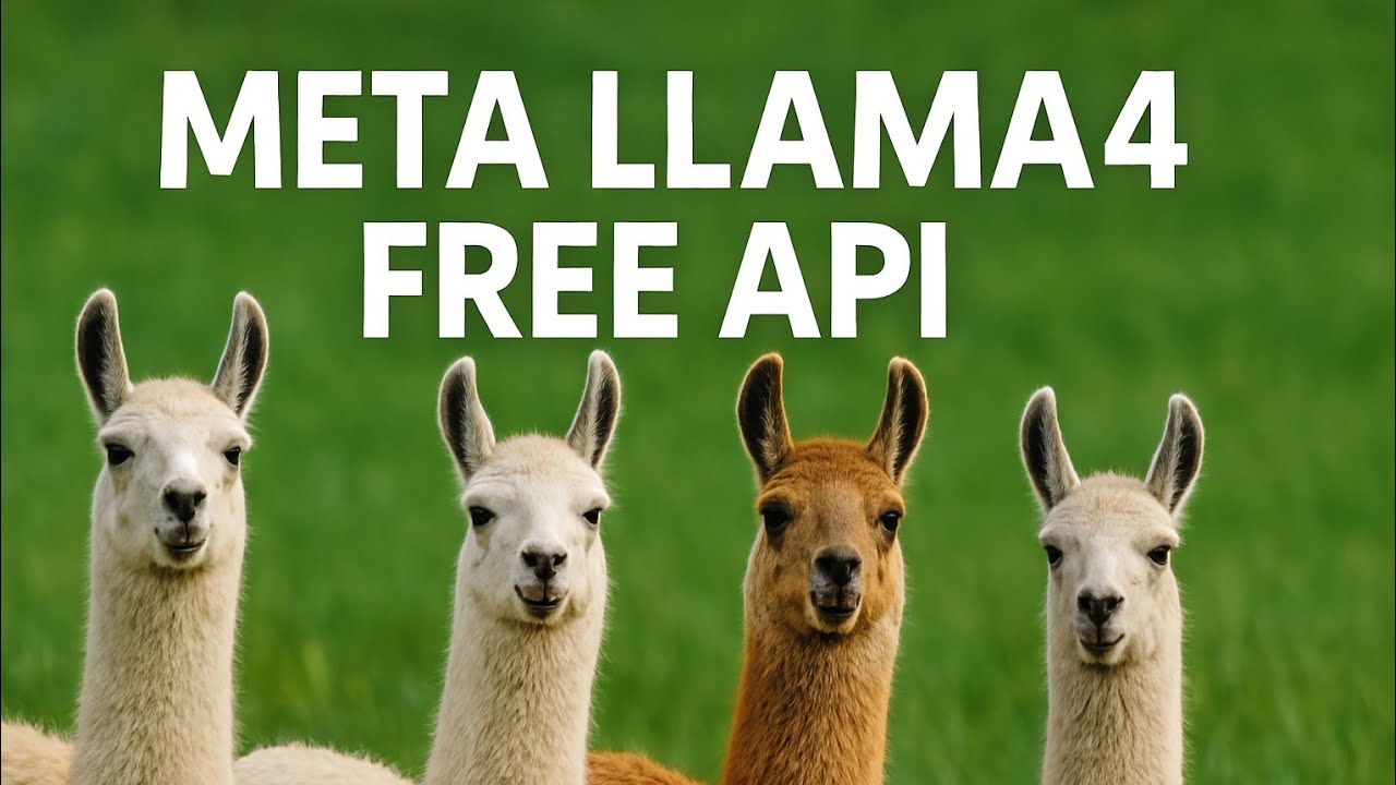 Meta Llama4 Free API - YouTube
