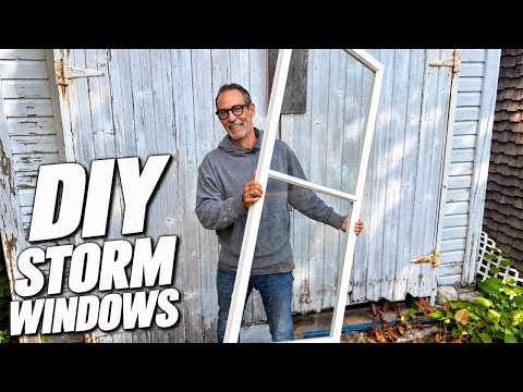 How To Build Your Own Storm Windows (DIY Renovation)