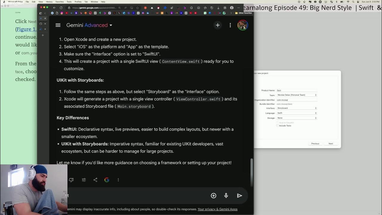 Swift & SwiftUI Learnalong Episode 49: Big Nerd Style - YouTube
